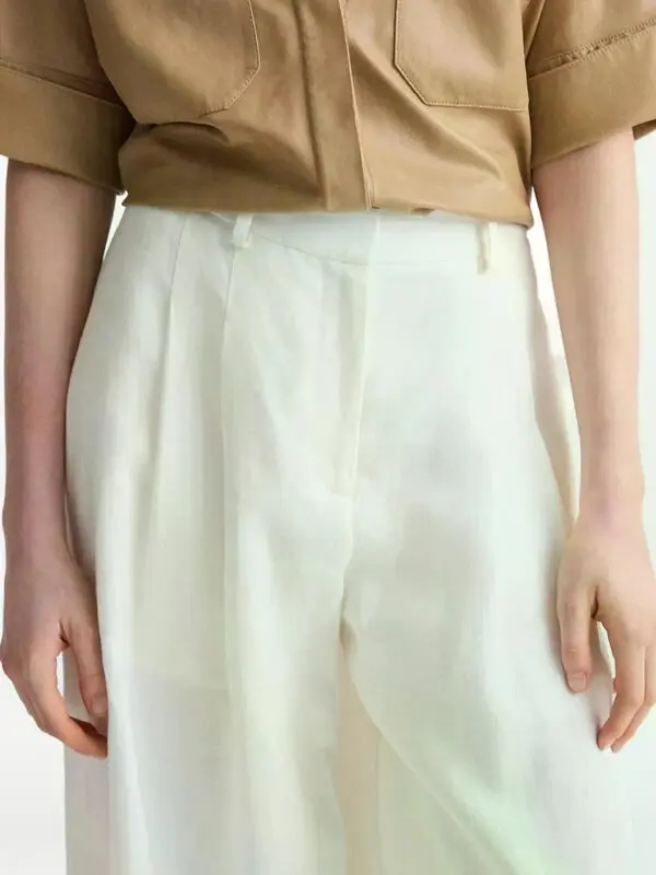 TWP Avery Pleated Wide-leg Trousers