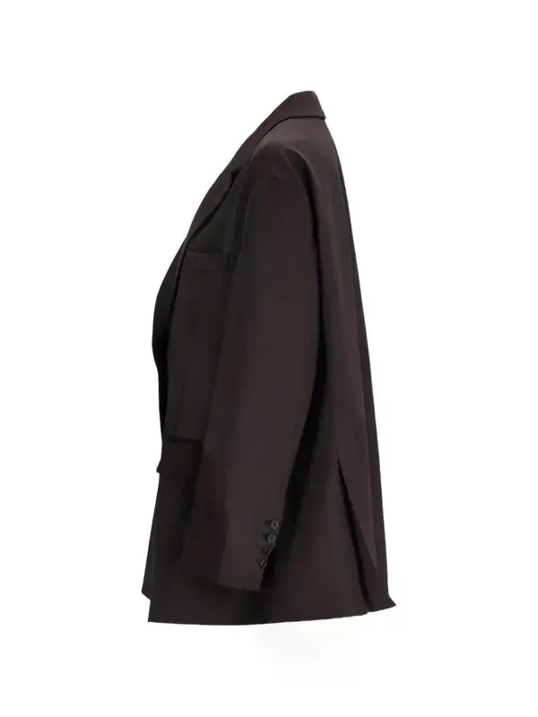 THE FRANKIE SHOP Bea Single-breasted Oversized Blazer