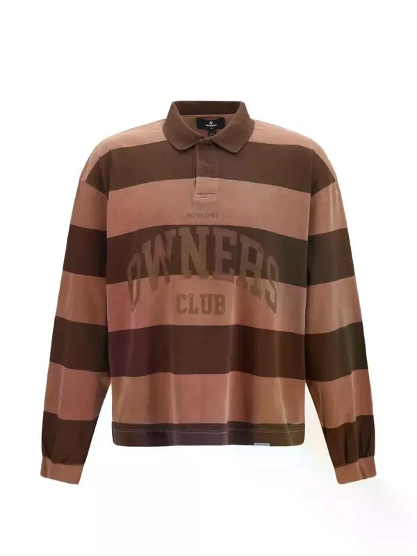 REPRESENT Owners Club Striped Polo Shirt