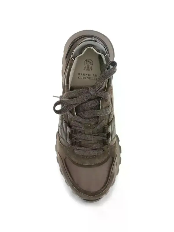 Brunello Cucinelli Suede Lace-up Sneakers