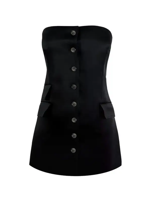 CONTESSA MILLS Craft Mini Dress - Black