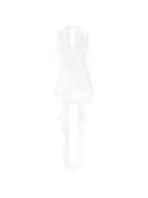CONTESSA MILLS Holland Ruffle-trimmed Romper - White