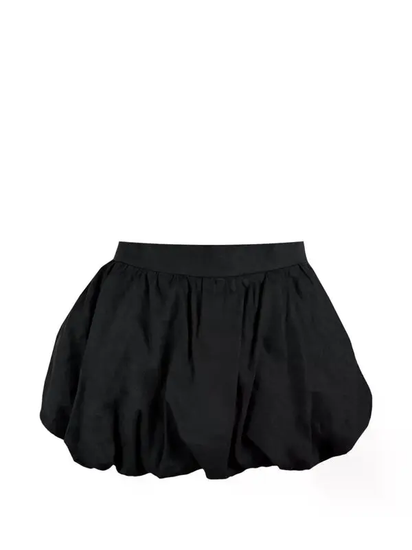 CONTESSA MILLS Bubble-hem Gathered Skirt - Black