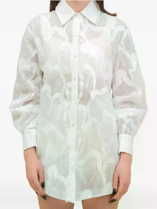 CONTESSA MILLS Sheer Sequin Mini Dress