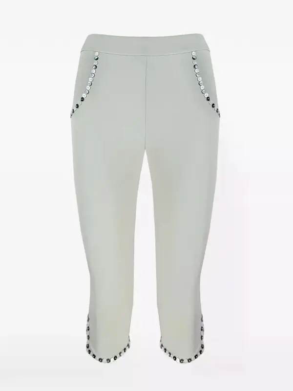 CONTESSA MILLS Benjamin Cropped Trousers - Green