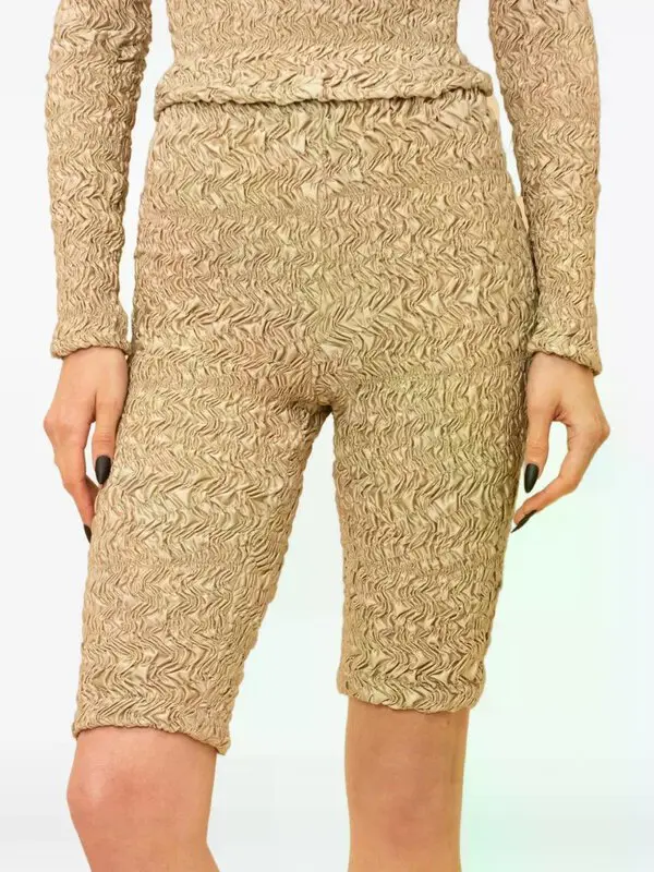 CONTESSA MILLS Blair Crinkled-effect Shorts