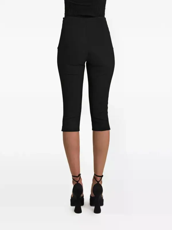 CONTESSA MILLS Benjamin Button-embellished Capri Trousers