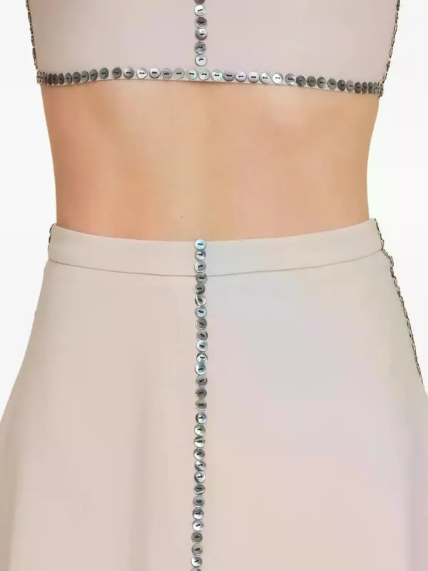 CONTESSA MILLS Coraline Sequin-embellished Maxi Skirt