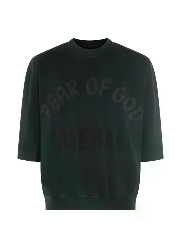 Fear Of God Baseball Cut-sleeve Sweatshirt - Black
