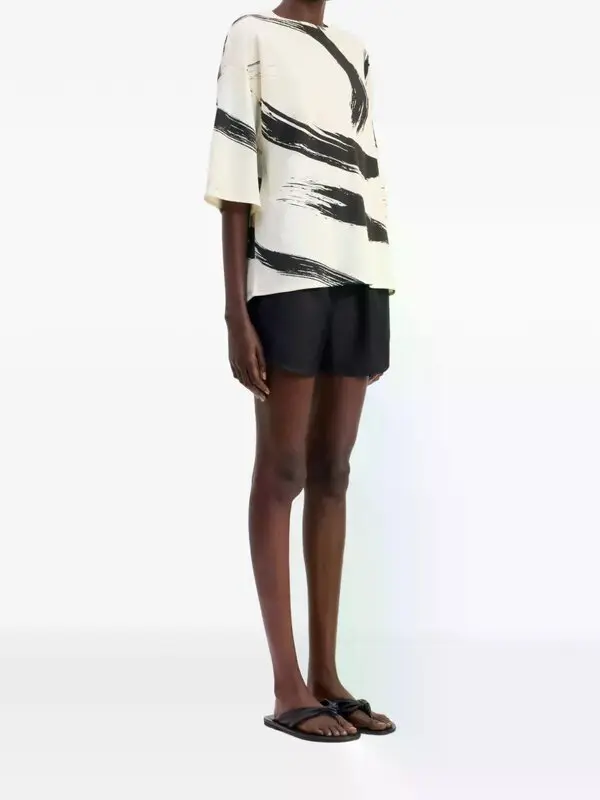 Loulou De Saison Abstract Print Oversized T-shirt