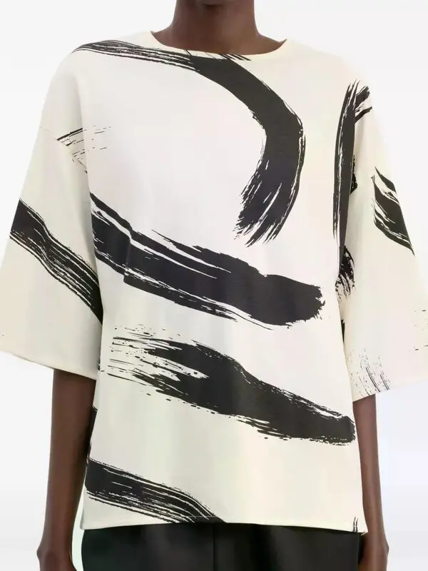 Loulou De Saison Abstract Print Oversized T-shirt