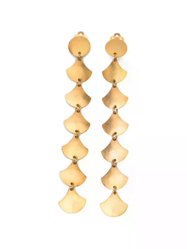 KRIZIA Tone Matte Finish Drop Earrings