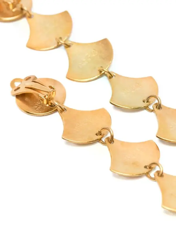 KRIZIA Tone Matte Finish Drop Earrings
