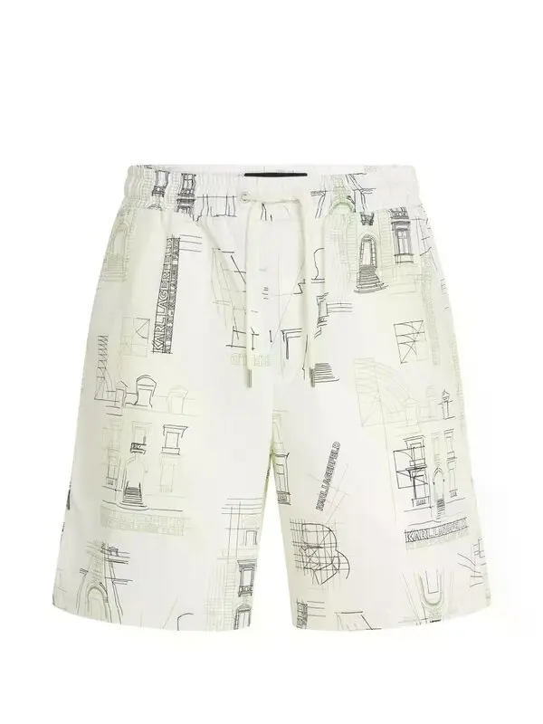 Karl Lagerfeld Rue St-guillaume Shorts - Neutrals