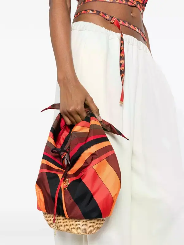 Emilio Pucci Abstract Print Scarf-knot Tote Bag