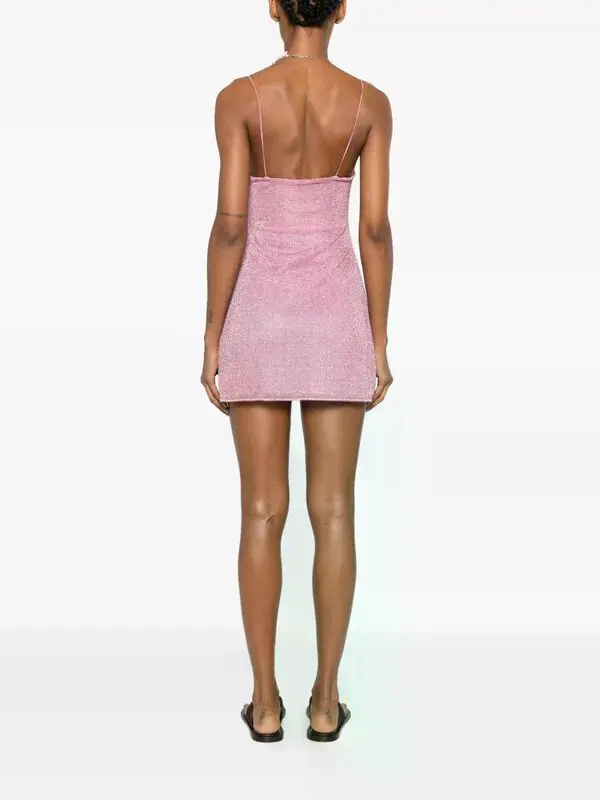 Oseree Glitter Effect Dress