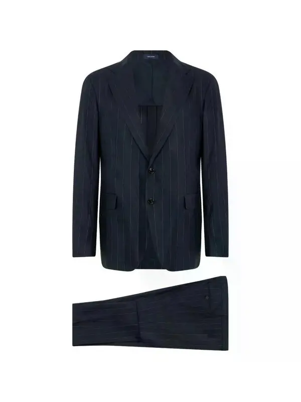 Tagliatore Pinstripe-pattern Single Breasted Suit