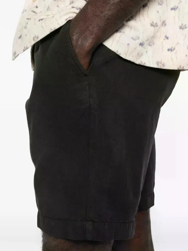 WHITE SAND Elasticated Waistband Shorts