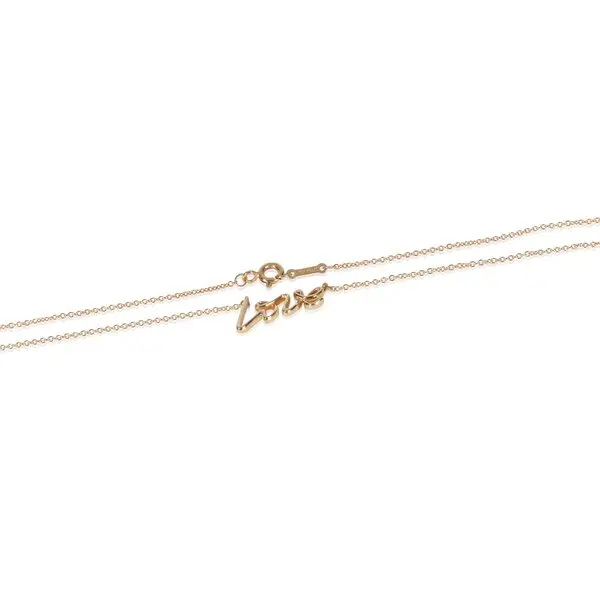 Tiffany & Co. Rose Gold Paloma Picasso Graffiti Love Pendant - Rose_gold