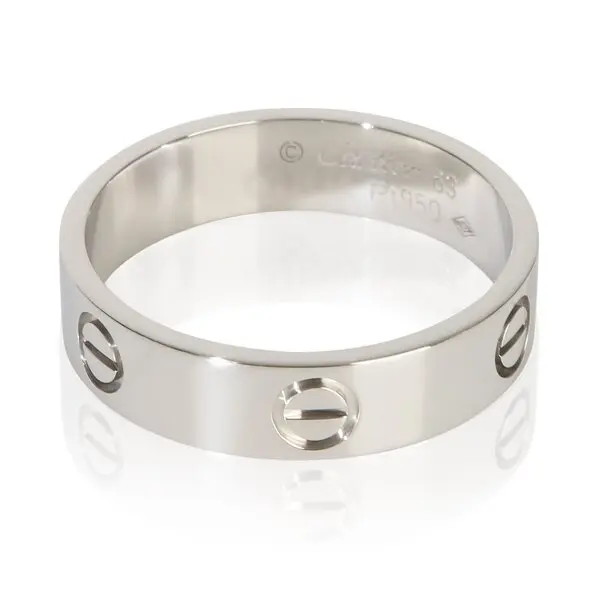 Cartier Love Ring - Platinum