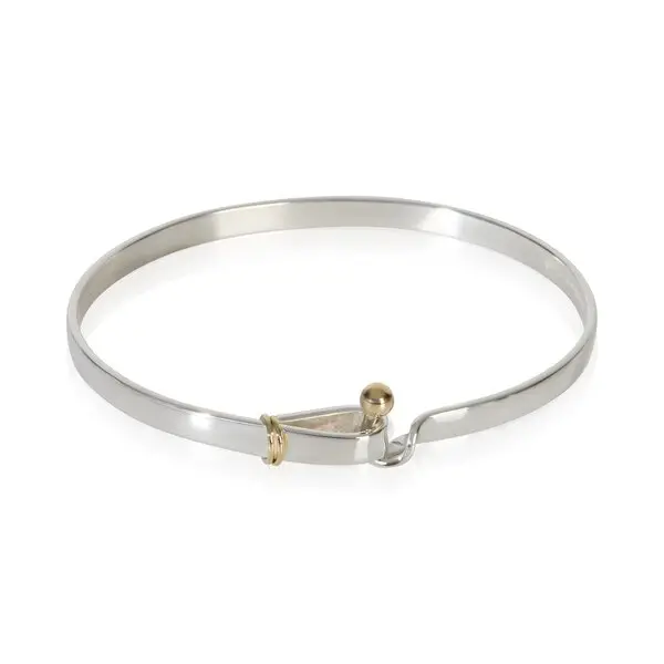 Tiffany & Co. Yellow Gold & Sterling Silver Vintage Hook Bracelet - Yellow_gold/sterling_silver