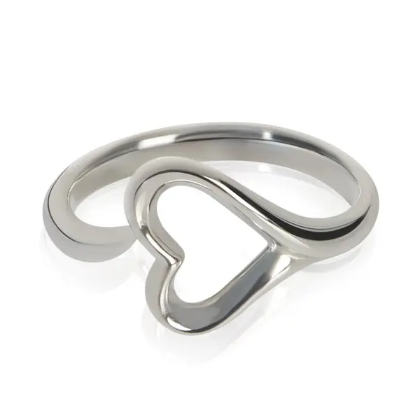Tiffany & Co. Sterling Silver Elsa Peretti Open Heart Ring - Sterling_silver