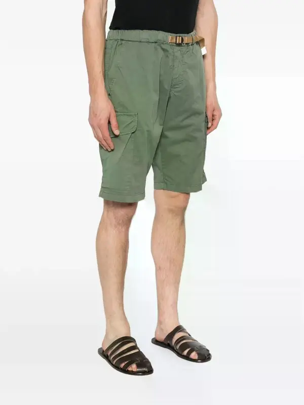 WHITE SAND Cargo Shorts With Integrated Belt