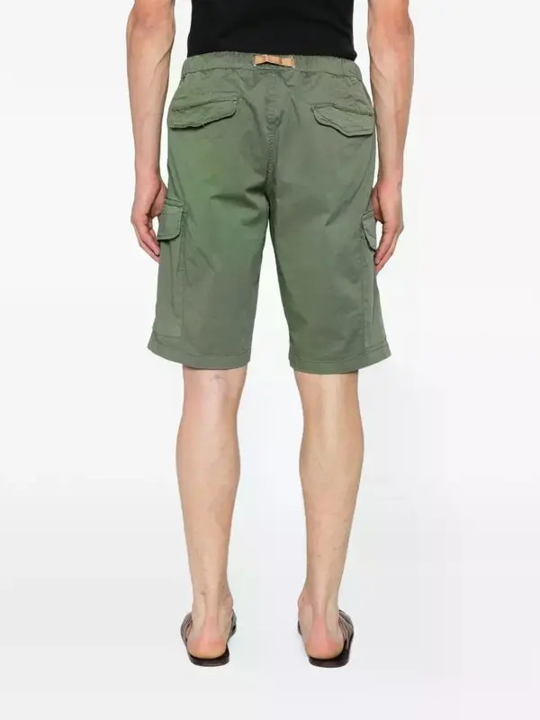 WHITE SAND Cargo Shorts With Integrated Belt
