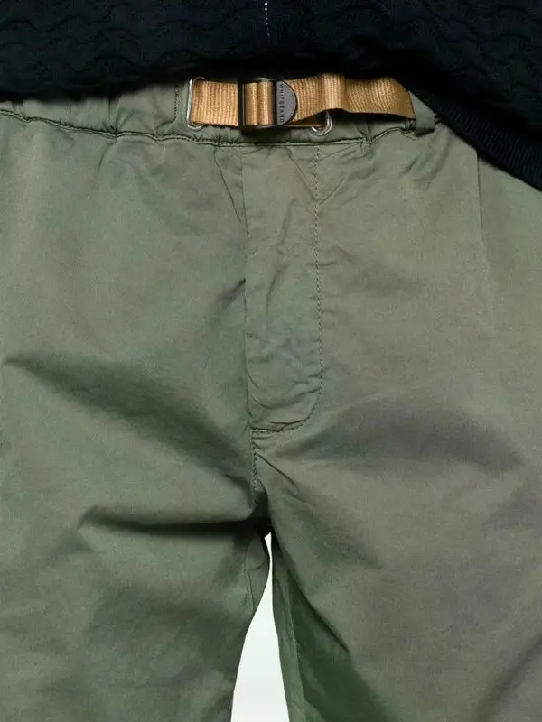 WHITE SAND Cargo Shorts With Integrated Belt