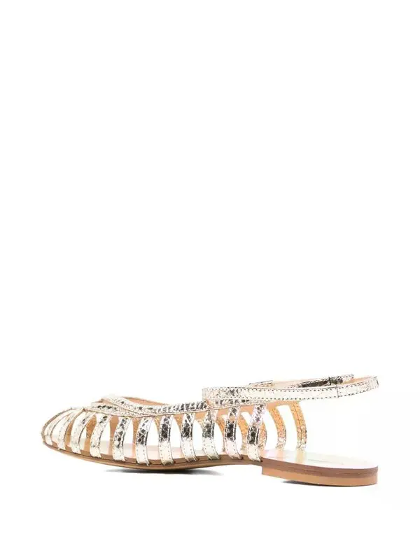 ANNA F. Round-toe Slingback Ballet Flats