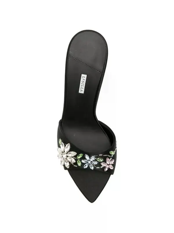 LE SILLA Embellished Pointed-toe Stiletto Sandals