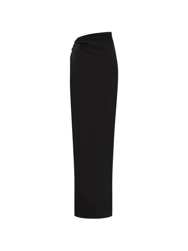 Gauge81 Paita Draped Maxi Skirt - Black
