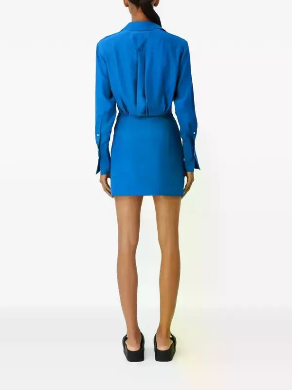 Gauge81 Naha Wrap-style Mini Dress