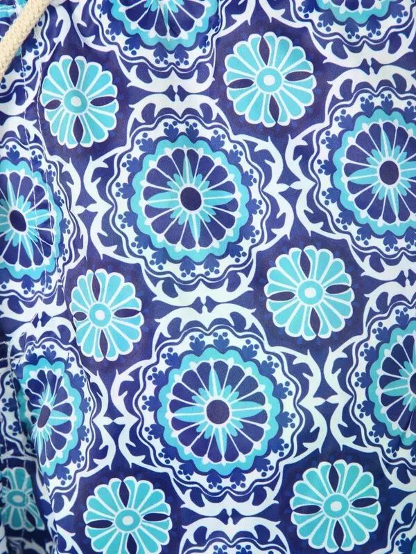 PENFIELD Taormina Geometric-print Swim Shorts
