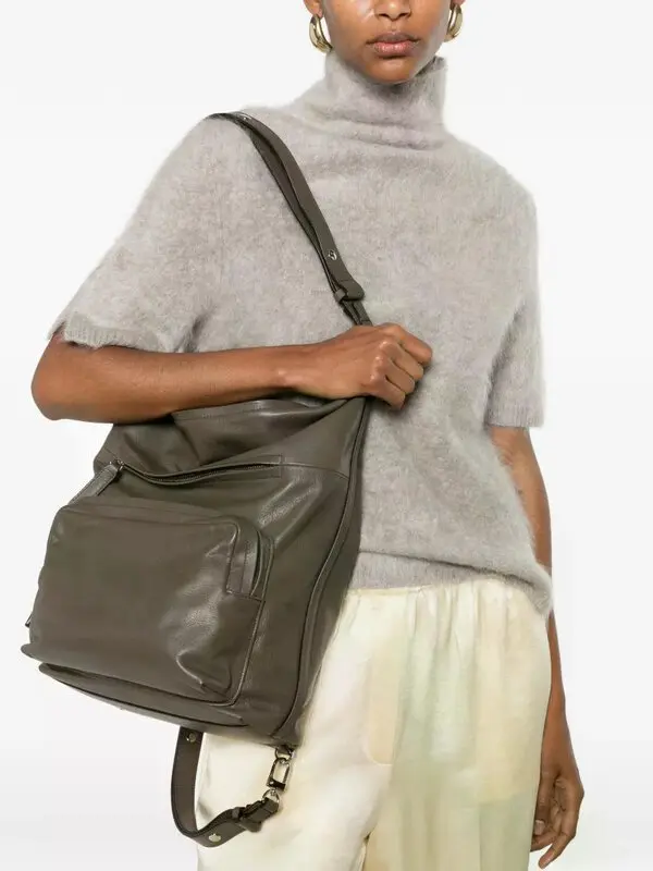 HAGS Judy Leather Backpack - Green