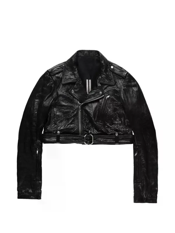 Rick Owens Cropped Jacket - Black