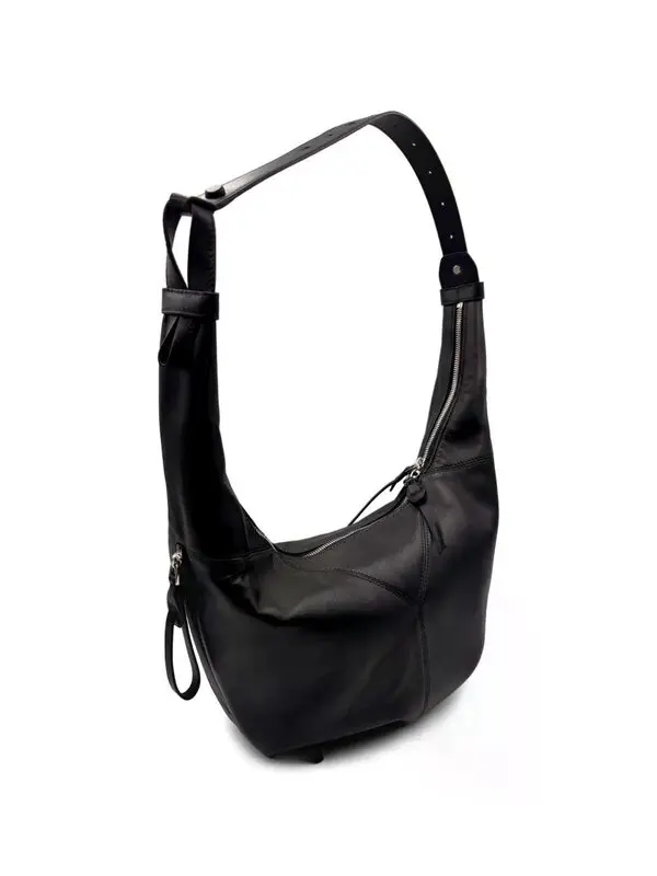 BONASTRE Bow Panelled Leather Shoulder Bag
