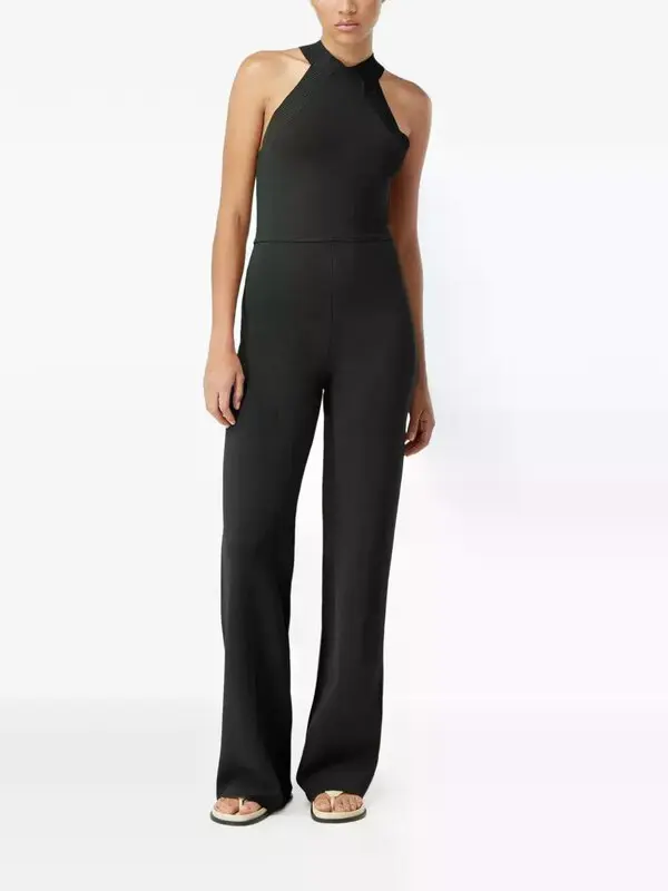 Gauge81 Racer-neck Jumpsuit - Black
