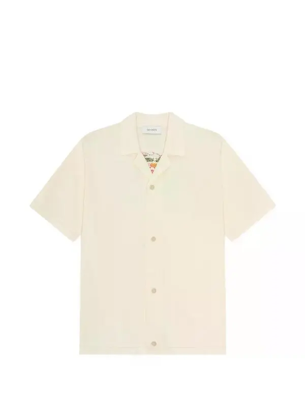 LES DEUX Bouquet Knitted Shirt - Neutrals