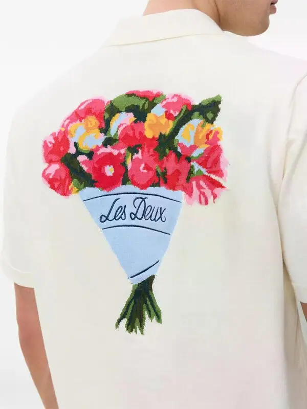 LES DEUX Bouquet Knitted Shirt