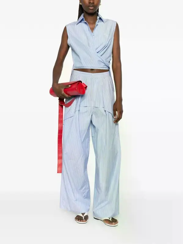 Loewe Striped Trousers - Blue