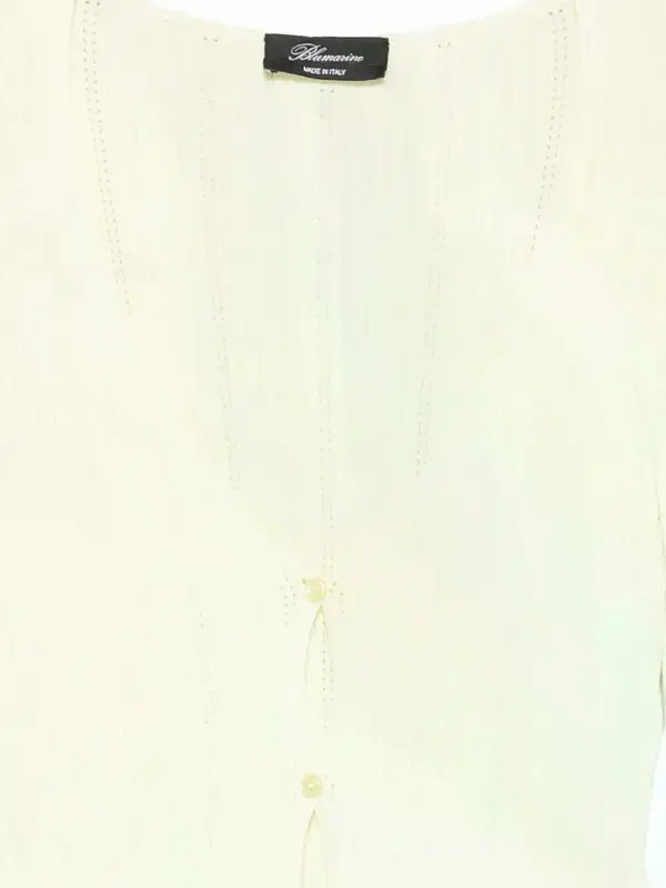 Blumarine Pointelle-knit Cardigan