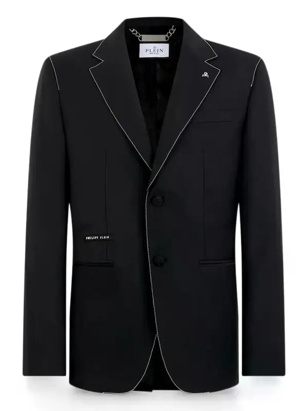Philipp Plein Blazer Contrast Stitching