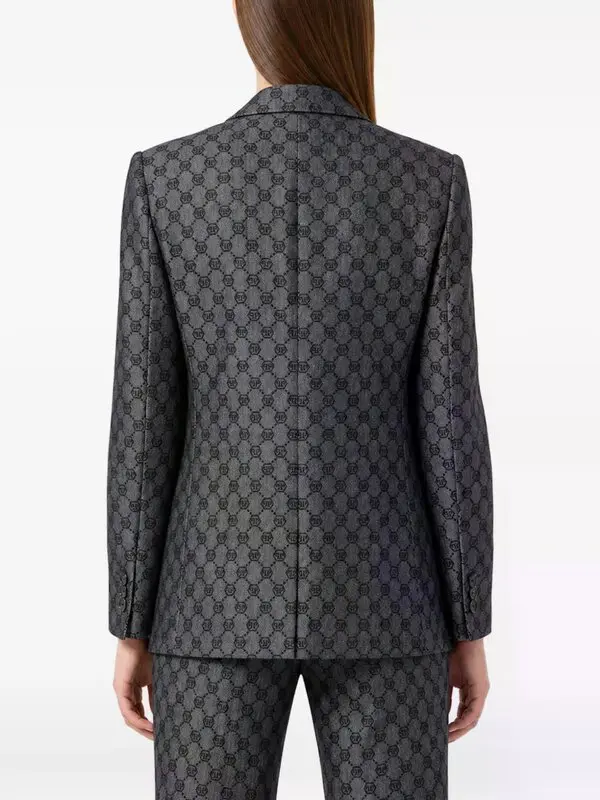 Philipp Plein Monogram Double-breasted Blazer