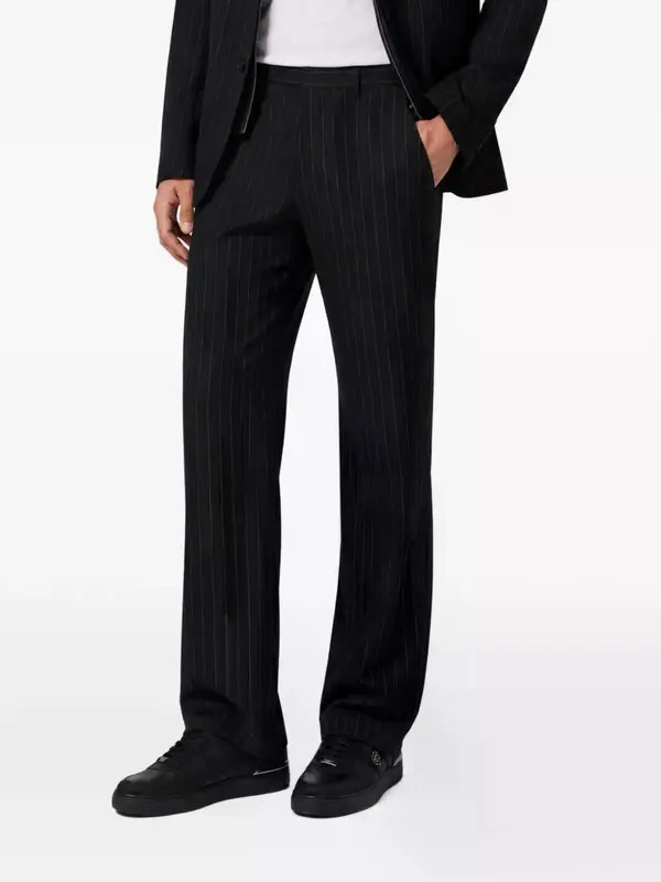 Philipp Plein Pinstripe Loose-fit Trousers