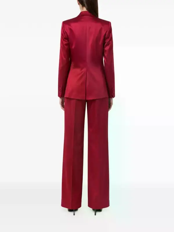 Philipp Plein Double-breasted Floral-appliqué Blazer - Red