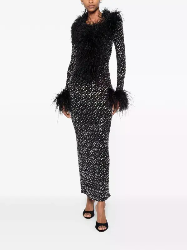 MIRON Embellished Maxi Dress