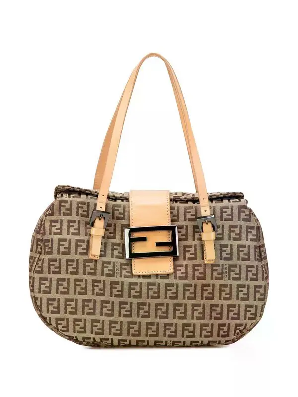 Fendi Zucchino Canvas Handbag