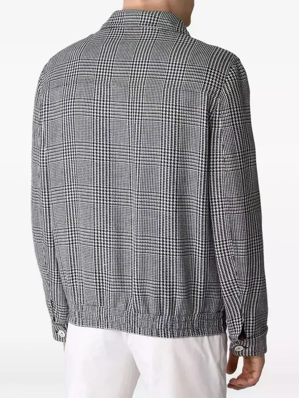Brunello Cucinelli Prince Of Wales Houndstooth Shirt Jacket