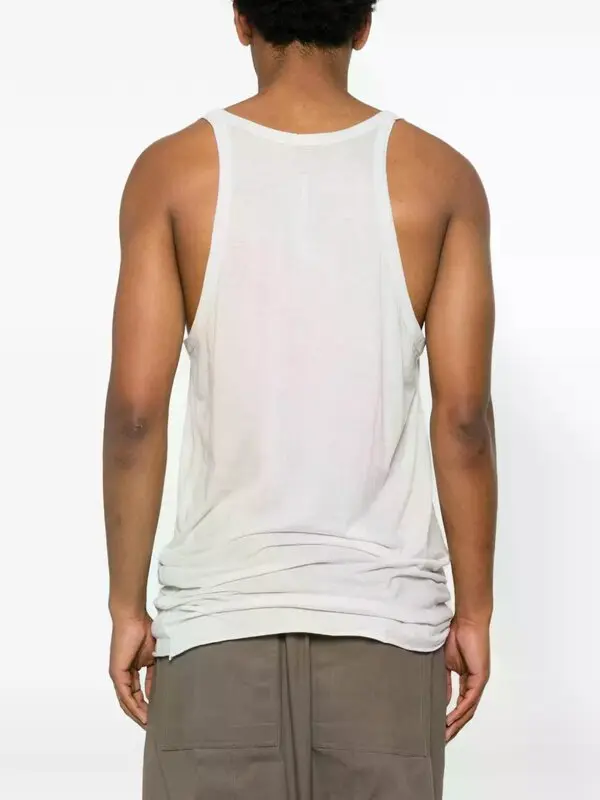 Rick Owens Scoop-neck Ribbed Vest